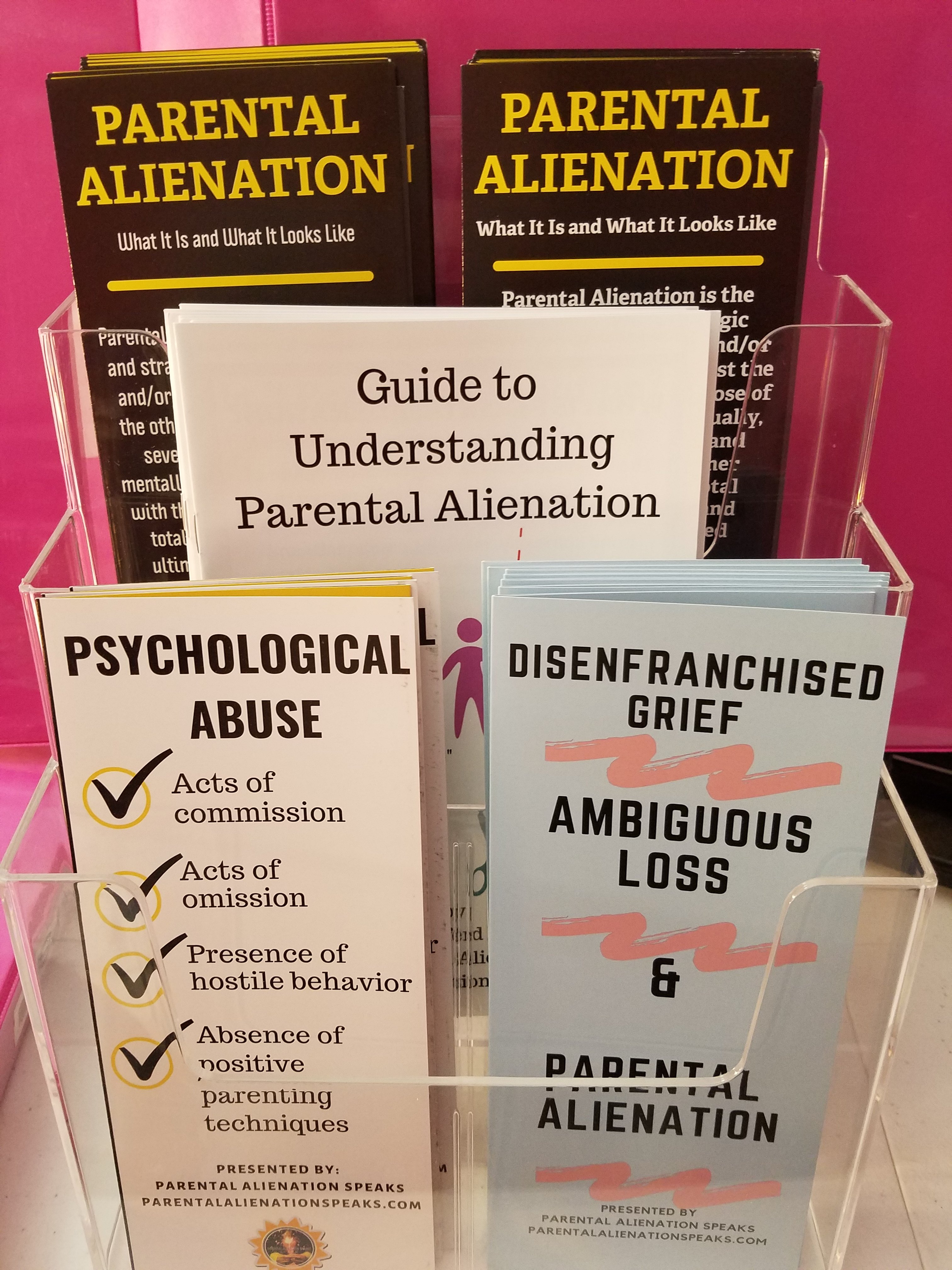Printable PDF Brochures – parental alienation speaks